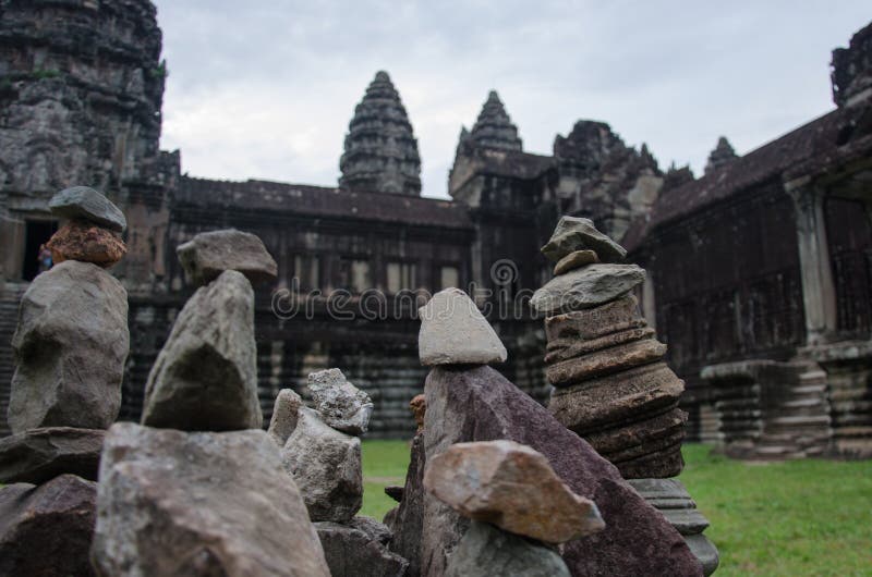 Miniature Angkor Wat stock image. Image of travel, east - 83705809