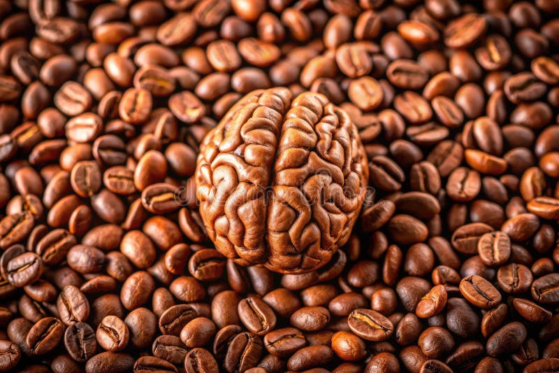 A Miniature Brain Awakened TiltShift Photography of Coffee Beans ...
