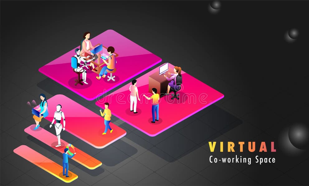 Miniature Business People Performing Same Task at Different Work Stock ...