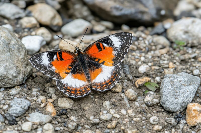 A Miniature Butterfly Has Heart-shaped Designs Incorporated into Its ...