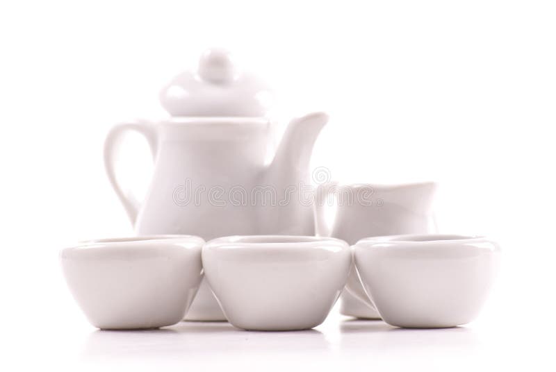 Miniature Ceramic Tea Set stock image. Image of beverage - 18177701