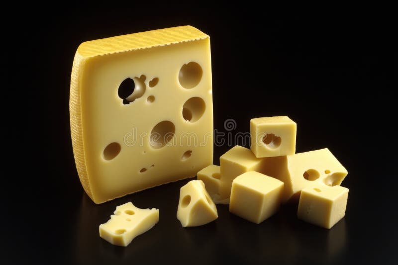 Miniature Cheese Cubes stock photo. Image of cubed, generated - 361957164
