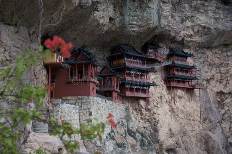 Miniature of a Chinese Temple Stock Photo - Image of culture, cave ...