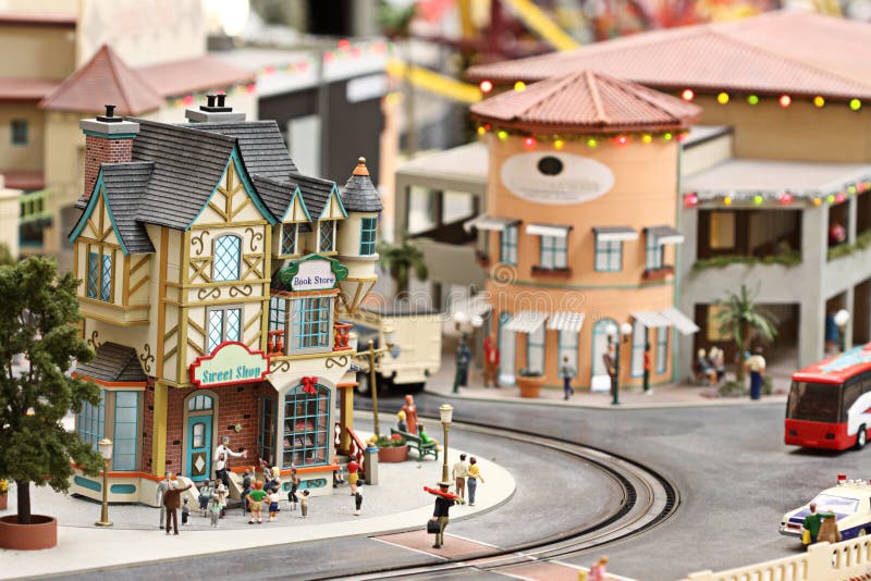 Miniature city stock image. Image of miniaturization, miniaturized ...