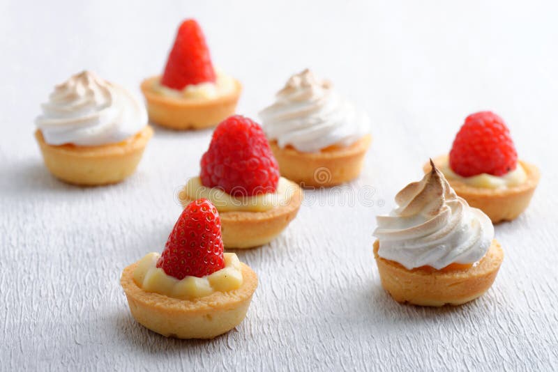 Miniature Crusty French Fruit Tart Stock Photo - Image of mignon ...