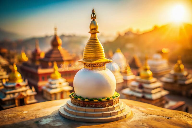 A Miniature EggShaped Stupa a TiltShift Perspective on Ancient Buddhist ...