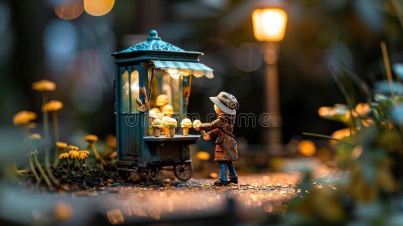 Tiny Ice Cream Vendor Stock Illustrations – 4 Tiny Ice Cream Vendor ...