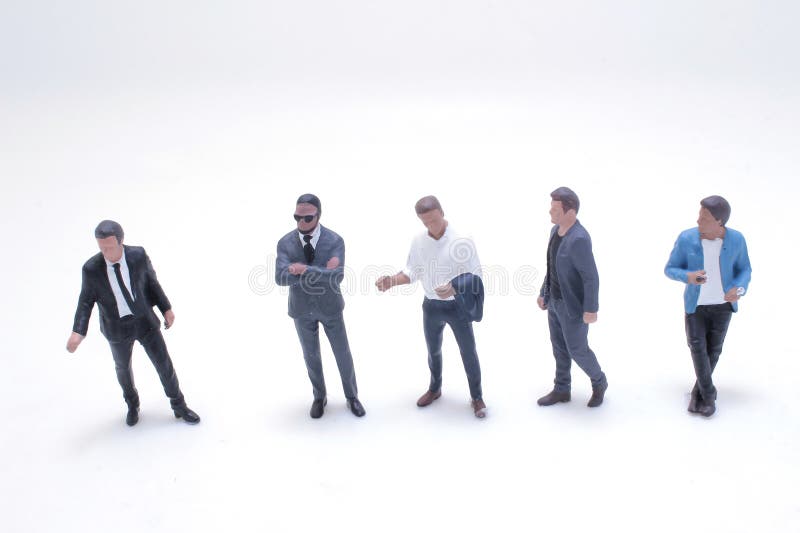 Miniature Figure Standing , a Figurines of People Standing Stock Photo ...