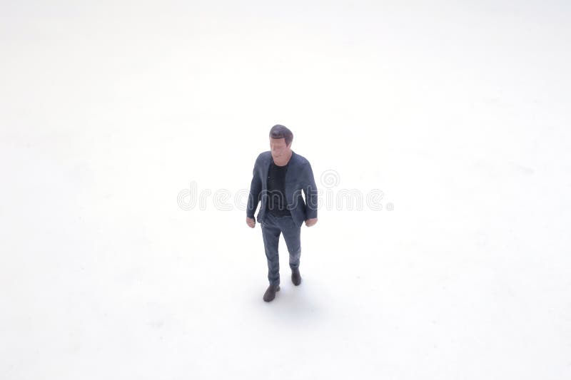 Miniature Figure Standing , a Figurines of People Standing Stock Photo ...