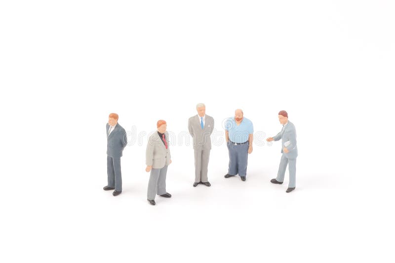 Miniature Figures of Business Man Stock Image - Image of mini ...