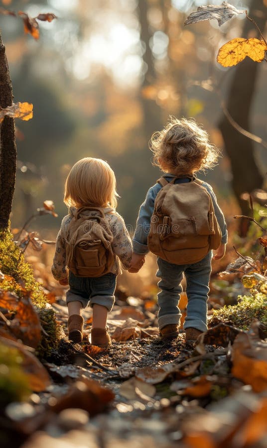 Miniature Figures Hiking Forest Autumn Stock Photos - Free & Royalty ...