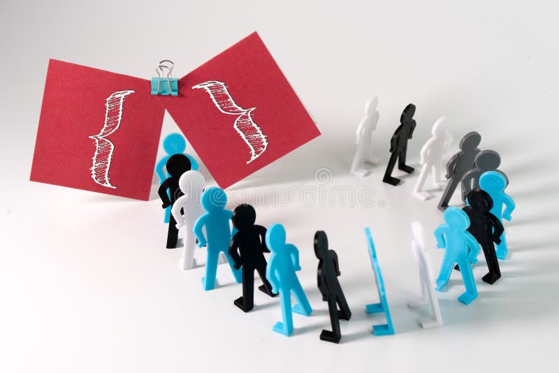 Concept of Unity, Teamwork, Relationships, Cohesion or Connection Stock ...