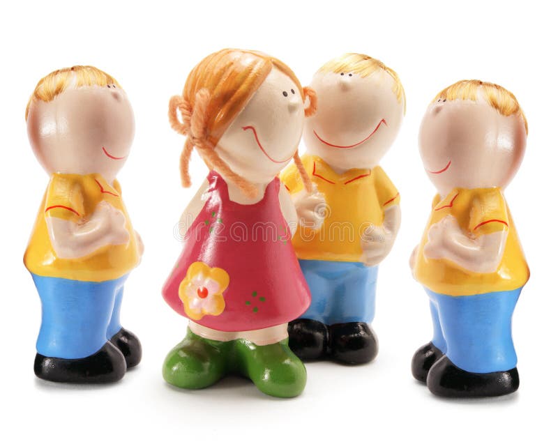 Miniature Figurines stock image. Image of party, boys - 24551795