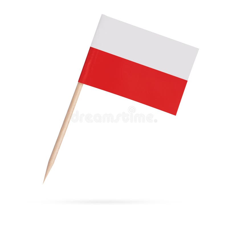 Poland Paper Stick Flag. National Summer Fruits Concept, Local Food ...