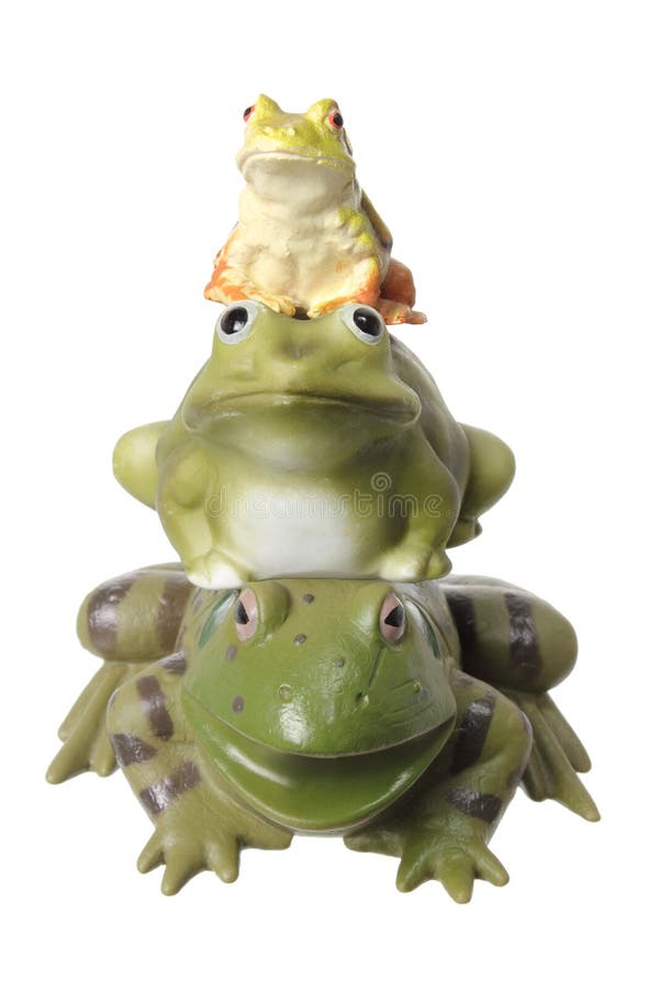 Stack of frogs stock photo. Image of happy, decorative - 11152588