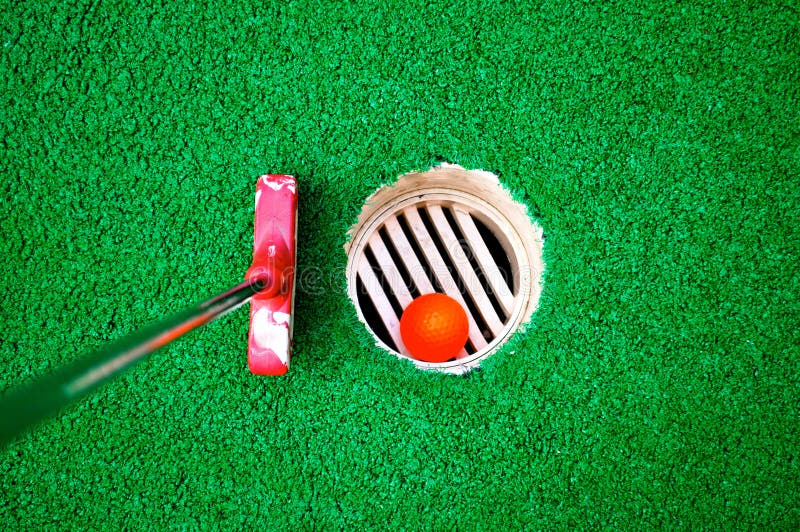 Mini Golf Background 2 stock image. Image of orange, ball - 33503215