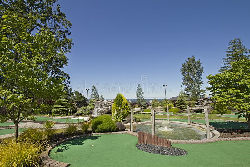 Miniature Golf Course stock image. Image of games, miniature - 14747539