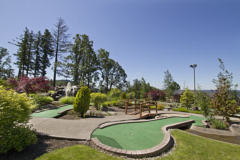 Miniature Golf Course 4 stock photo. Image of blue, landscape - 14747554