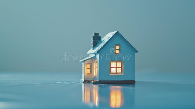 The Miniature House Model.AI Generated Image Stock Image - Image of ...