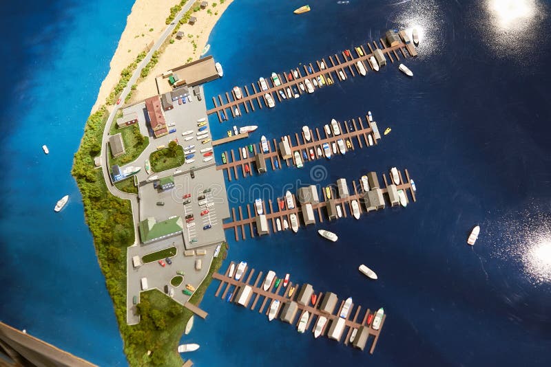 Miniature Layout of City. Mini-replicas of City Buildings and Landmarks ...