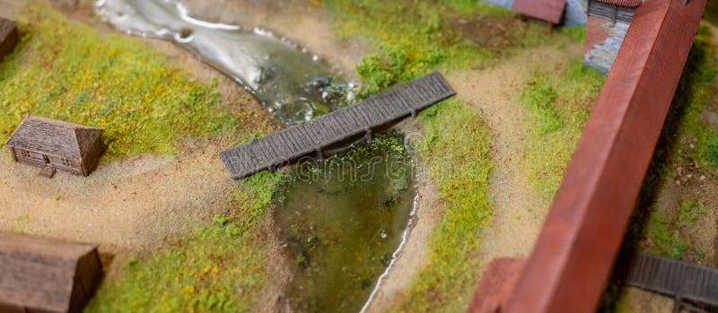 A Miniature Model of a Castle or Fortress of a Defensive Type ...