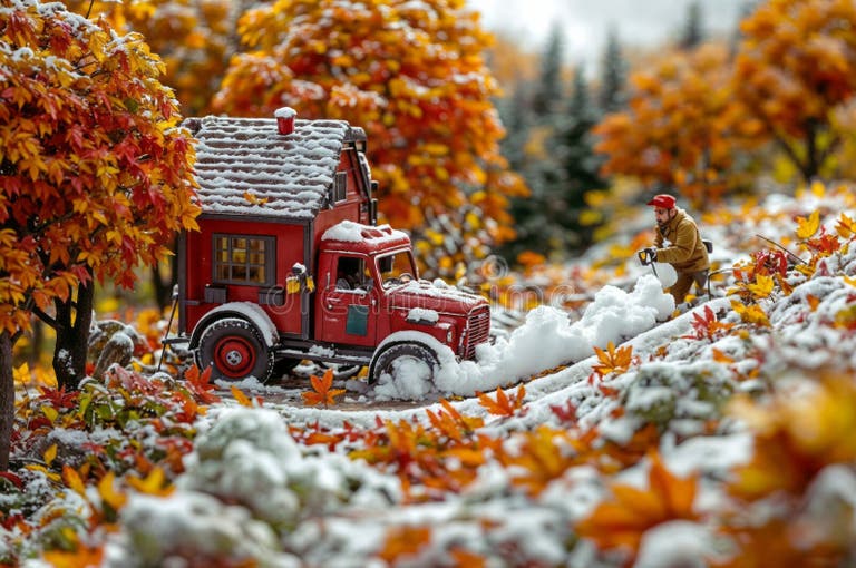 Snow Fire Truck Stock Illustrations – 166 Snow Fire Truck Stock ...