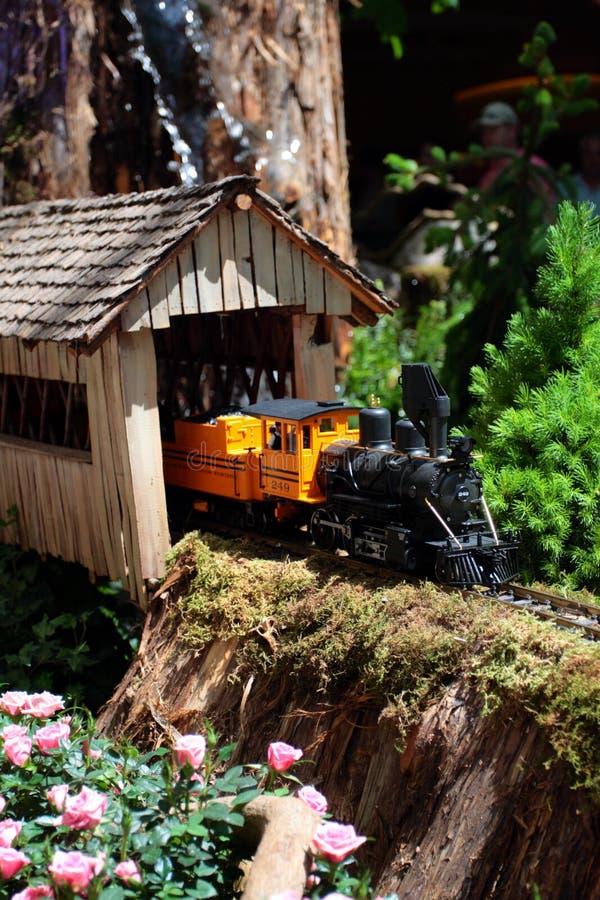 Miniature model locomotive stock image. Image of engine - 42499177