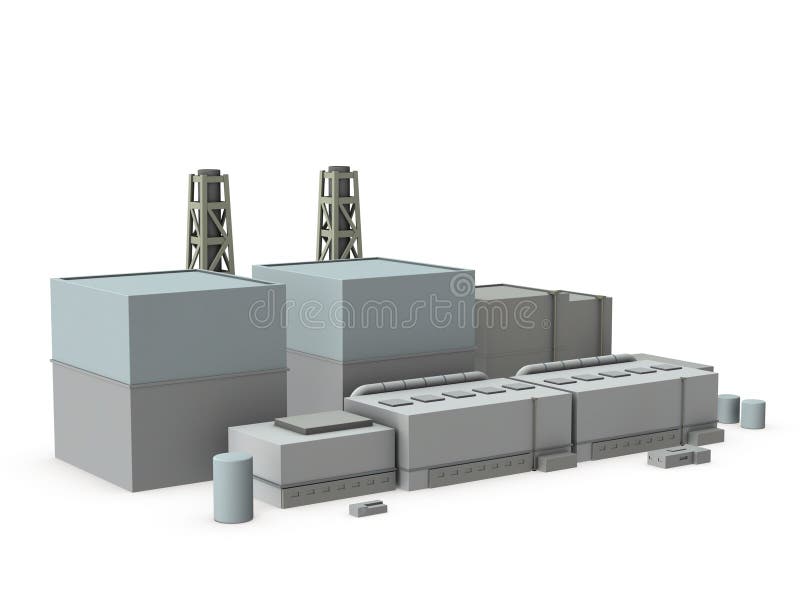 Nuclear Power Plant Paper Model