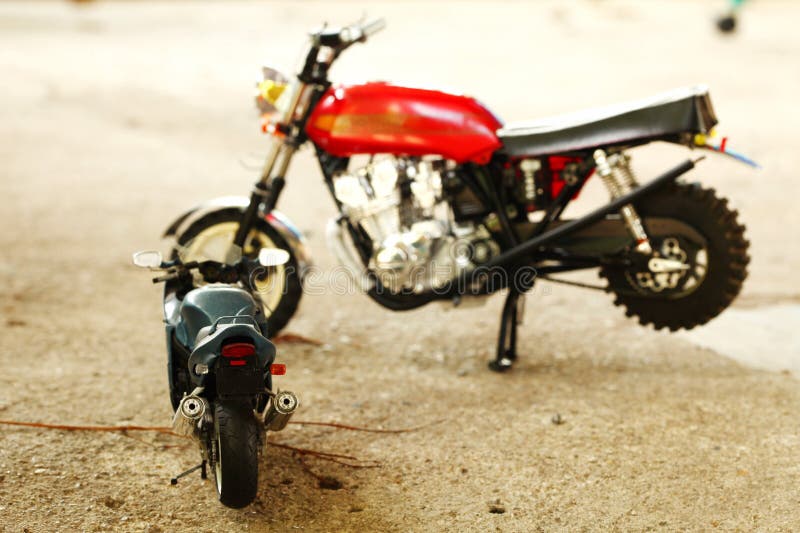Motorcycle model scene. stock photo. Image of motorcycle - 116092704