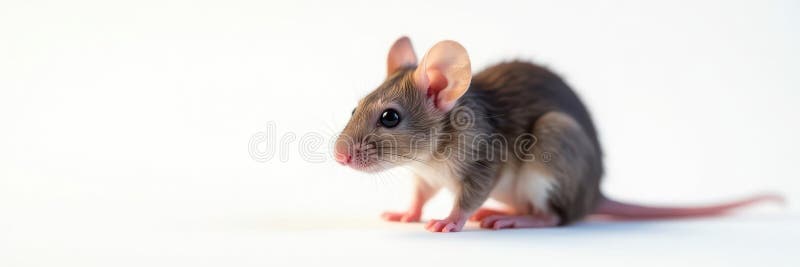 Miniature Mouse with Shades, Isolated on White, Picture, Summer Stock ...