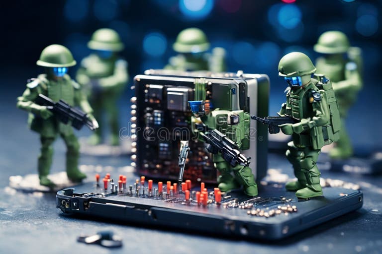 Miniature Network Engineers Stock Illustrations – 93 Miniature Network ...