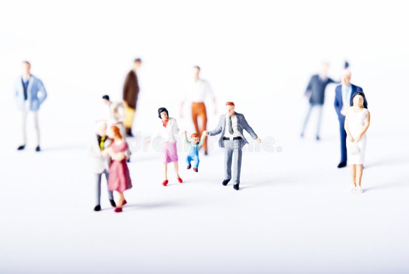 Miniature people stock image. Image of figurine, draw - 15671693