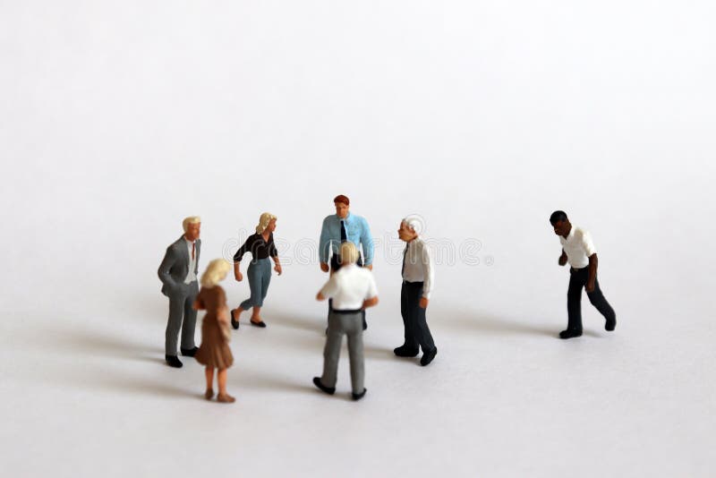 Miniature People. the Concept of Colour Bar. Stock Photo - Image of ...
