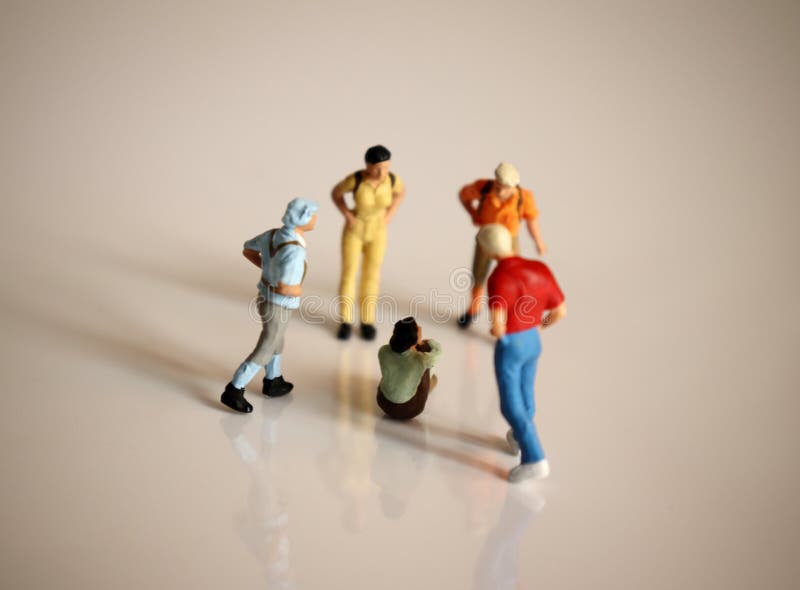 Miniature People. a Concept about Outcast Stock Photo - Image of ...