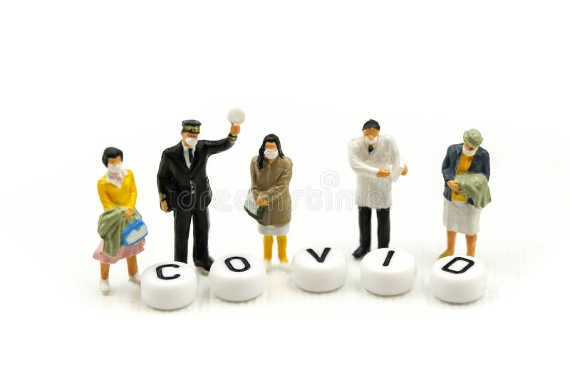 Miniature People : Coronavirus Covid 19 Infected Patient Caution ...