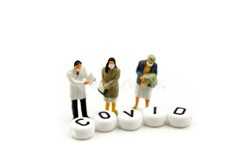 Miniature People : Coronavirus Covid 19 Infected Patient Caution ...