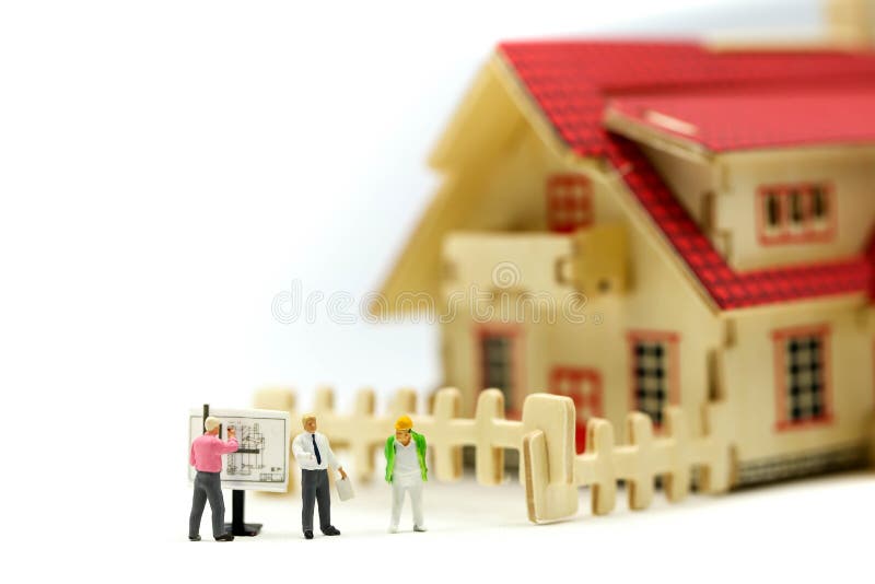 Miniature People : Engineering People and Architecture Working on ...