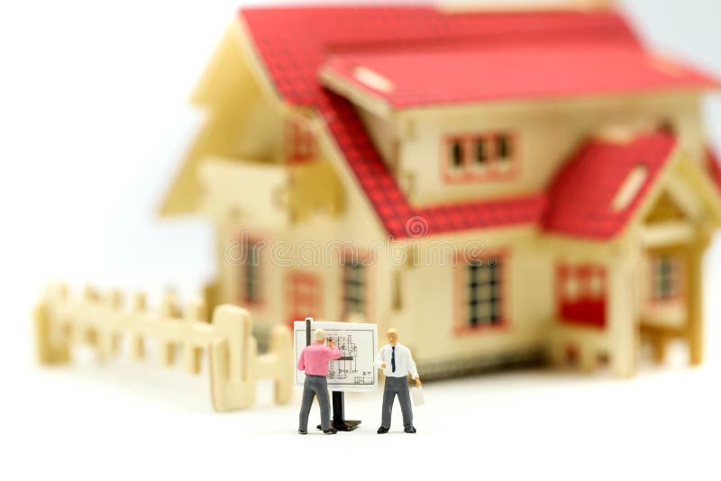 Miniature People : Engineering People and Architecture Working on ...