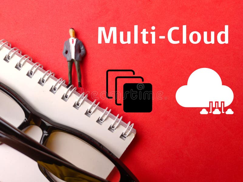 Miniature People,glasses and Icon with Text Multi-Cloud Stock Photo ...