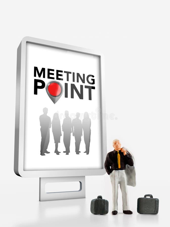 Miniature People - People Standing in Front of a Meeting Point ...