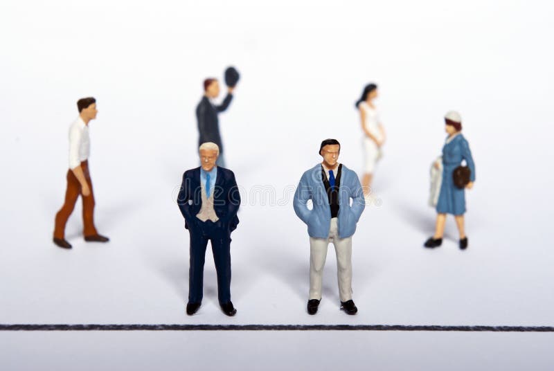 Miniature people on team stock image. Image of global - 15916281