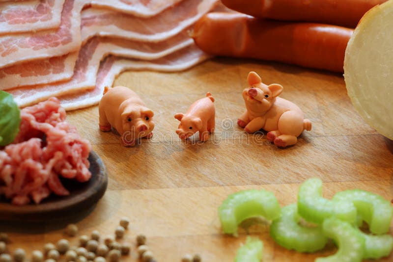 Miniature pigs stock image. Image of meat, mini, pigs - 66012359