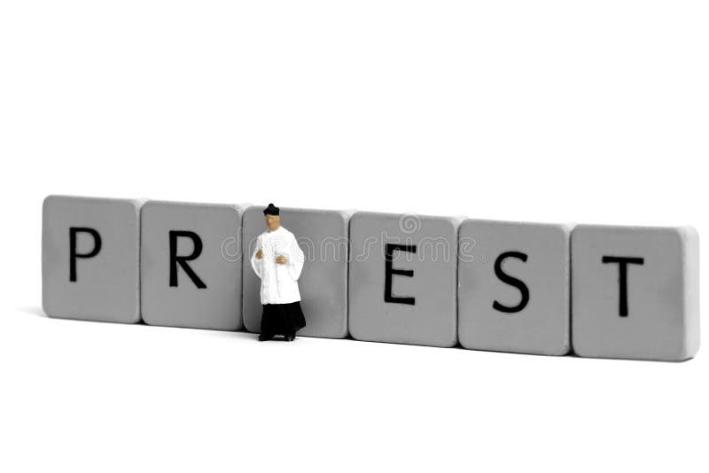 Miniature priest stock photo. Image of faith, male, white - 69308224