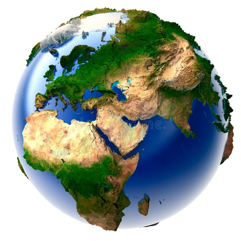 Miniature real Earth stock illustration. Illustration of concept - 14471906