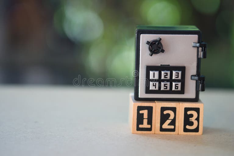 Miniature Safe with Lock Code Password Protection. Safety Box Bank ...