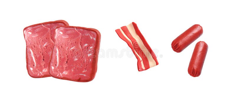Miniature Sausage Ham Model Japanese Clay Stock Photos - Free & Royalty ...