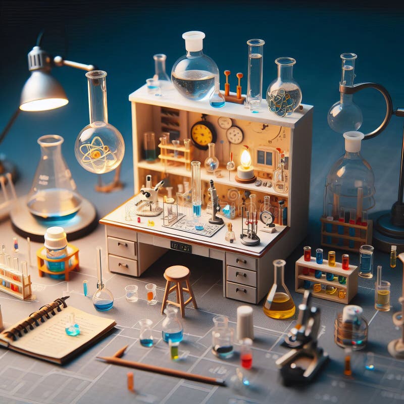 Photo of Beakers, Tubes and Other Instruments in Laboratory Using for ...