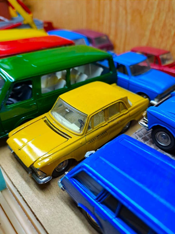 Soviet-era Miniature Car Models Stock Image - Image of replica, history ...