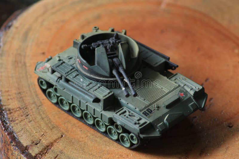 Miniature Tank Game To Play at Home Casually. Stock Image - Image of ...