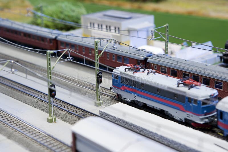 Miniature Train stock photo. Image of land, train, station - 27177570